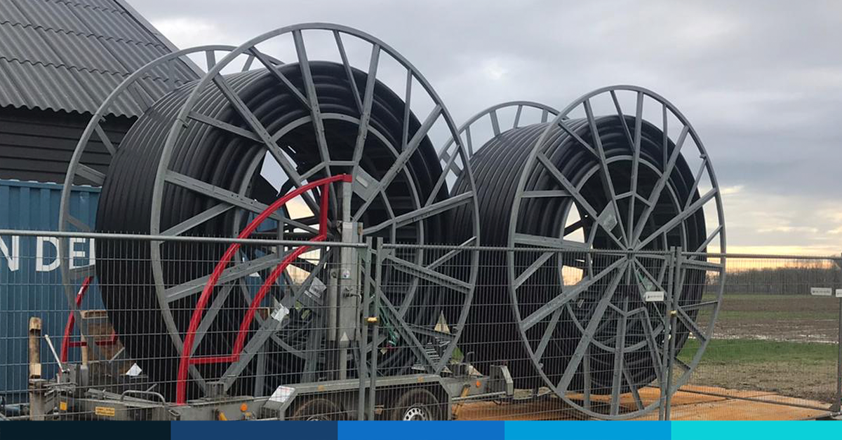 Langere HDPE Leidingen op haspel - Conval